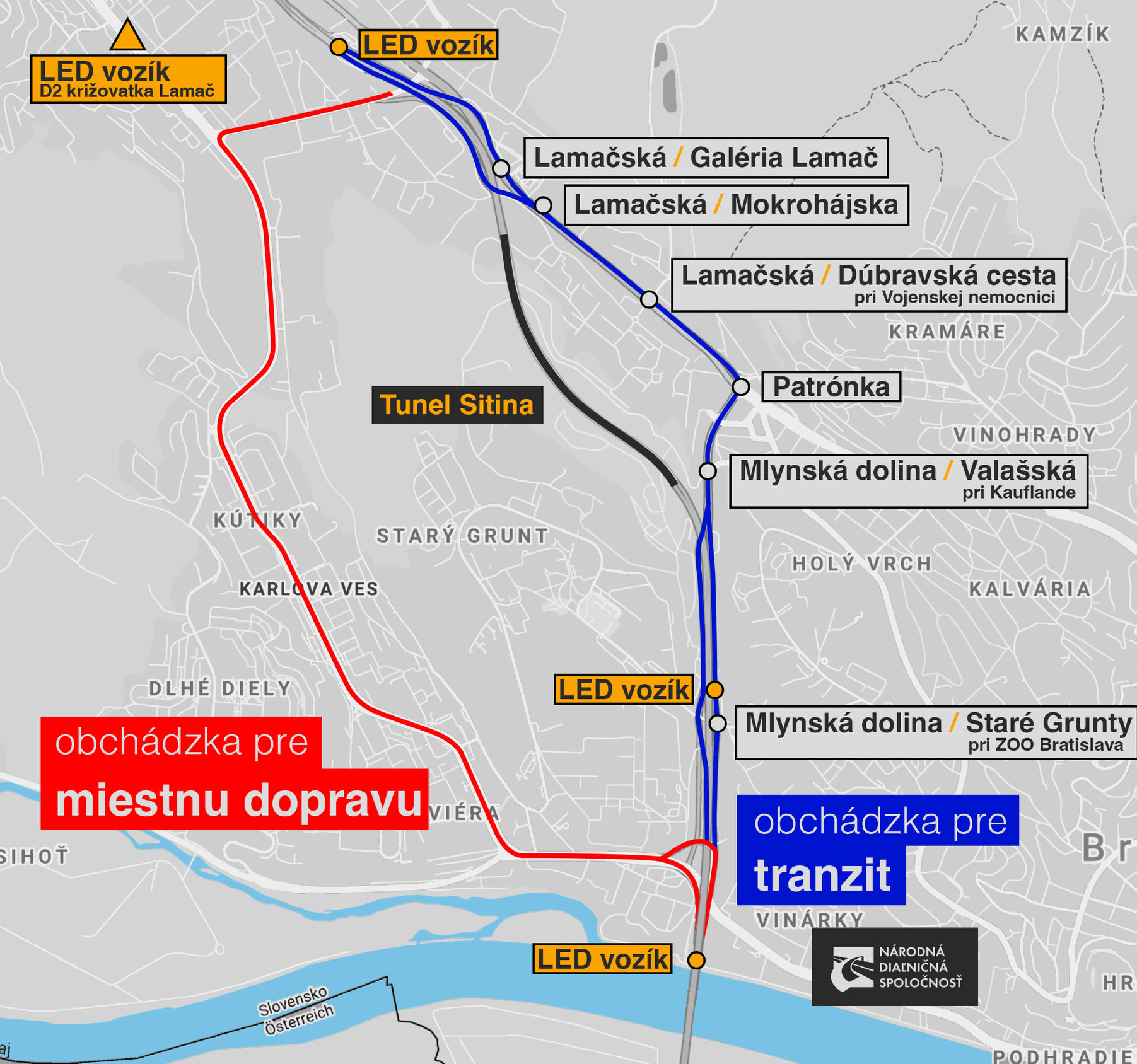 V tuneli Sitina vymenia centrálny riadiaci systém, uzavrú ho na 54 ...