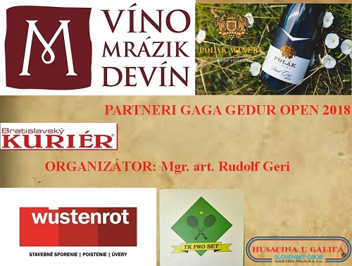 Siedmy ročník tenisového turnaja osobností GAGA GEDUR OPEN 2018 mal ...